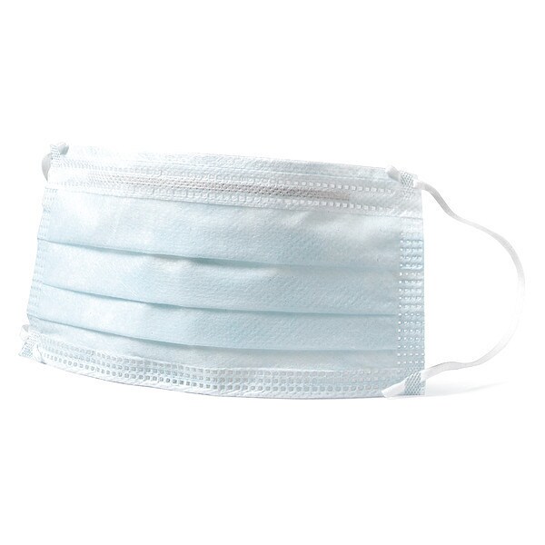 Nexcare Disposable Procedural Face Mask, Universal, Blue, Ct.20, 2PK ...