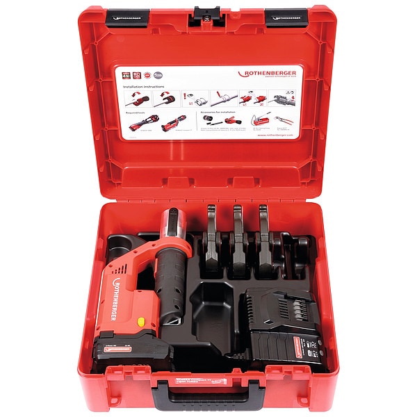 Rothenberger ROMAX TT Compact Press Tool, For 3/8 in to 1 1/4 in ACR ...