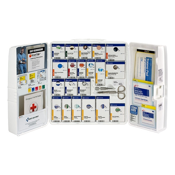 First Aid Only First Aid Kit and Housing, Plastic Cabinet, 206 ...