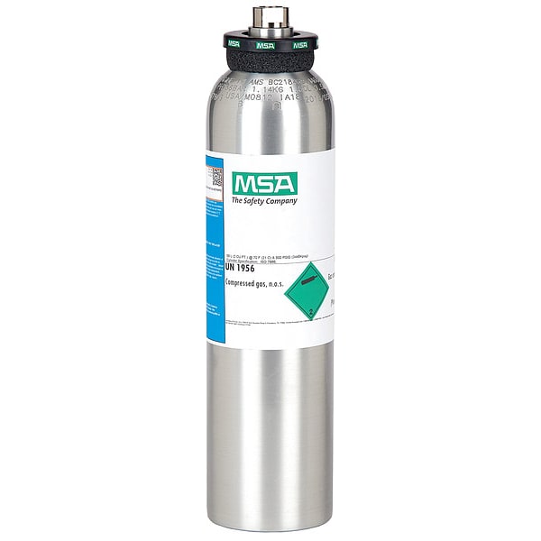 Msa Safety Calibration Gas Cylinder, 58L 10045035 | Zoro