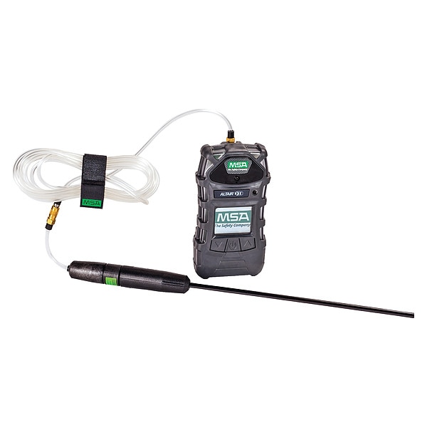 MSA Multi-Gas Detector, 5 Gas, CO, H2S, LEL, O2, SO2, 20 hr Battery ...