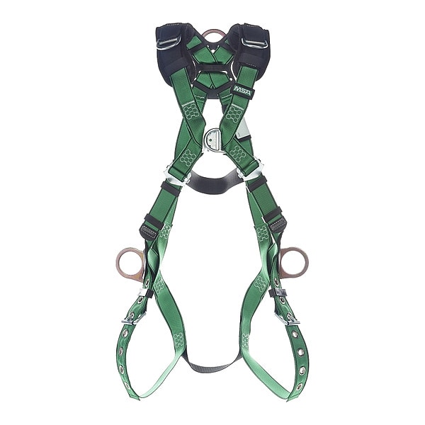 Msa Safety V-FORM(TM) Safety Harness Fall Protection Harness, Standard ...