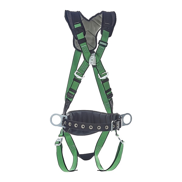 Msa Safety V-FORM(TM) Safety Harness Fall Protection Harness, XL, 310 ...