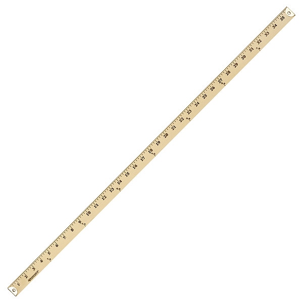 Westcott Ruler, Wood, 36 In 10425 | Zoro