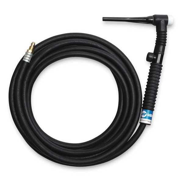 Miller Electric TIG Torch Kit, A-150V, 12-1/2 ft., Rubber WP-17FV-12-R ...