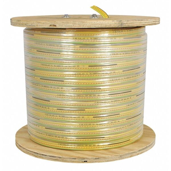 Kh Industries Flat Festoon Cable, PVC, 14/4c, 70 Ft L FTCB-14/4-70 | Zoro