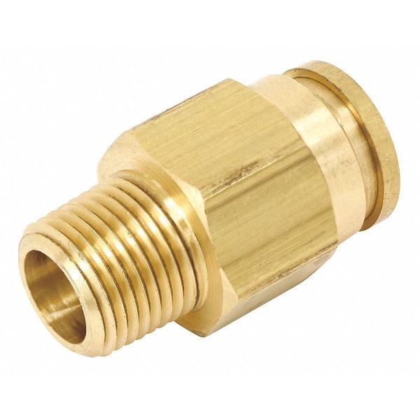 Parker Male Connector, 5/8 x 3/8 In 68PTC-10-6 | Zoro