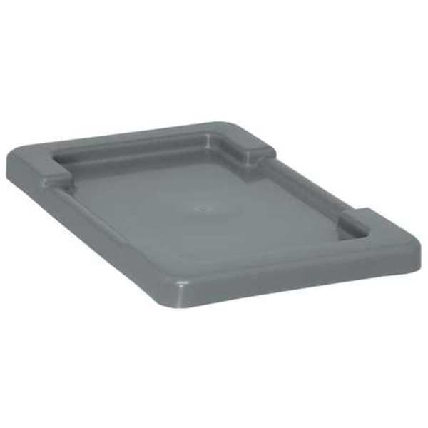 Quantum Storage Systems Cross Stack Tote Lid, 17.25 in x 11 in, Gray ...