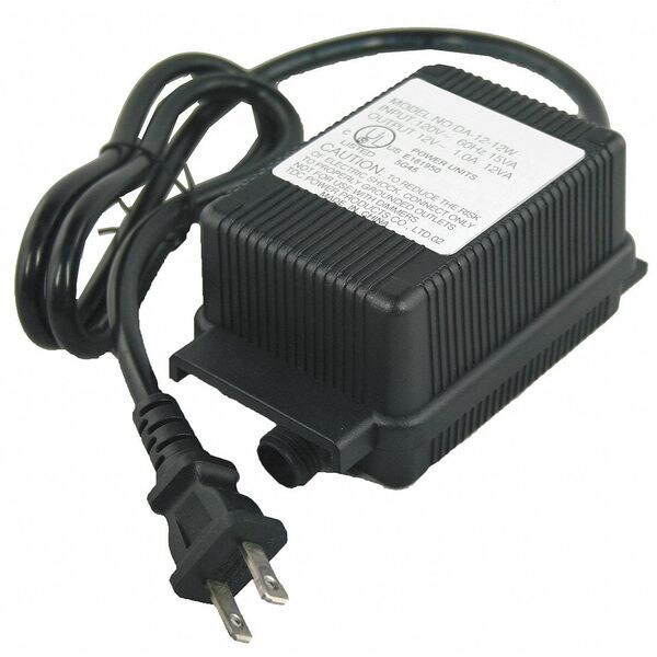 Zoro Select Plug-in Transformer, 120V In, 12V Out, 12V 11N122 | Zoro