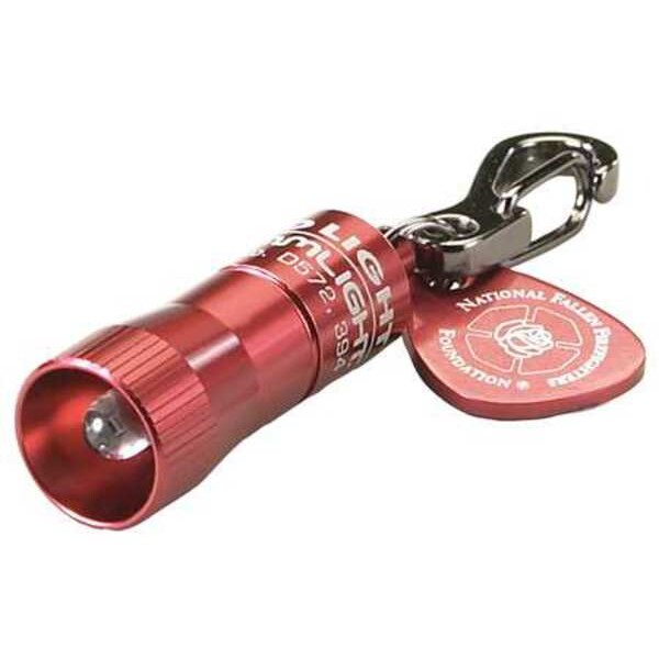 Streamlight Industrial Keychain Flashlight, LED, Red 73005 | Zoro