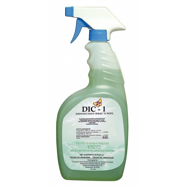 Greening The Cleaning Disinfectant, 1 qt. Trigger Spray Bottle, citrus ...