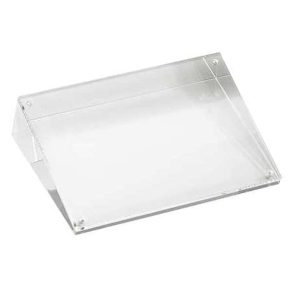 Tablecraft Card Holder, Slanted, Acrylic, 4x6 ACHS46 | Zoro