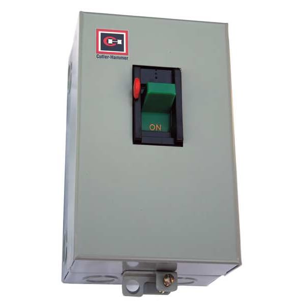 Eaton Manual Motor Starter, NEMA M-0, 3 P, 3 Phase, Toggle, 5 A B100S0C ...