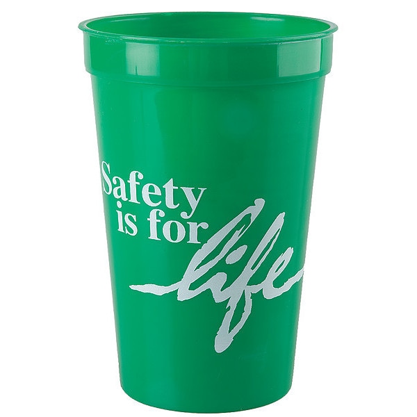 Quality Resource Group Stadium Cup, Safety is for Life, PK10 24GSCSL | Zoro