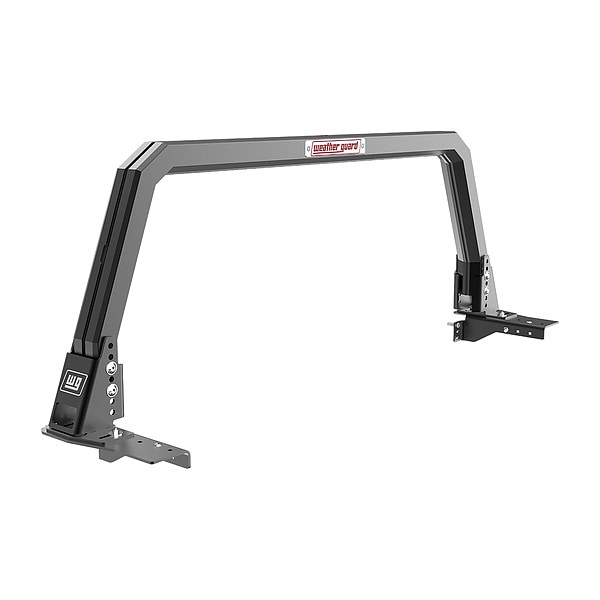Weather Guard Headache Rack, Aluminum, Steel, Black 11902-52-01 | Zoro