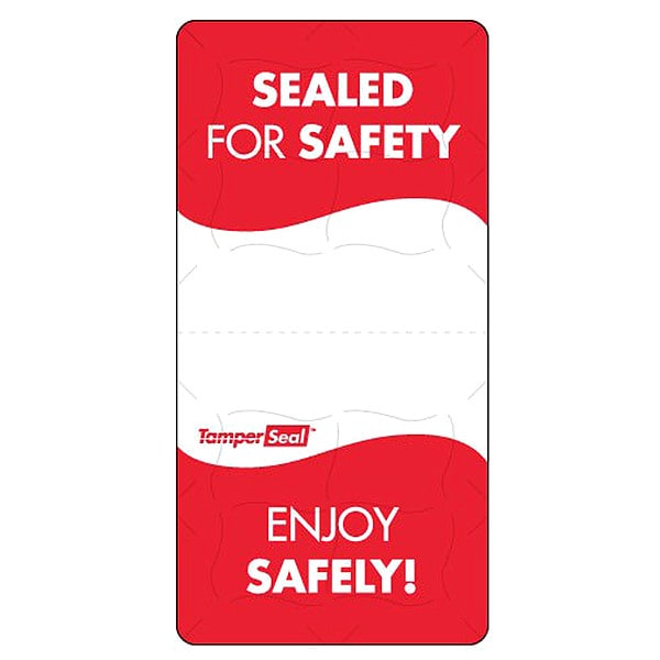 Daymark Food Safety Label, Red/White, 4 in H IT119541 | Zoro
