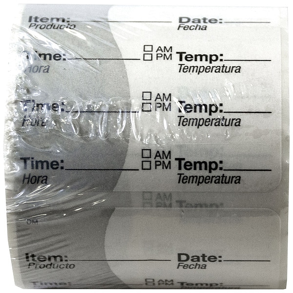 Daymark Food Rotation Label, Blue, 2 In. W, PK250 113621 | Zoro