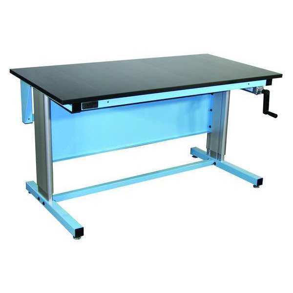 Proline Workstation, Ergo, Epoxy Resin, Lt Blue EL7230E-L14 | Zoro