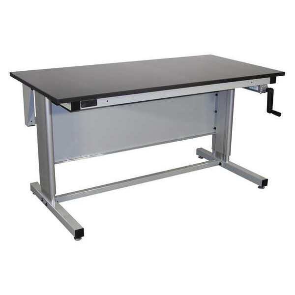 Proline Workstation, Ergo, Epoxy Resin, Lt Gray EL7230E-A31 | Zoro