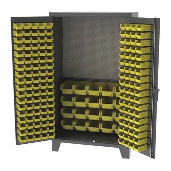 Greene Manufacturing Heavy Duty Bin Storage Cabinet, 84 in H EX-723 ...