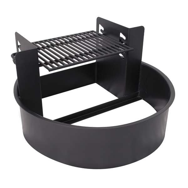 Ultrasite Adjustable Powder Coated Steel Fire Ring 612 | Zoro