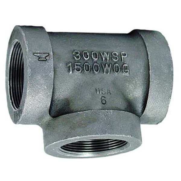 Anvil FNPT, Malleable Iron Tee, Class 300 0310516406 | Zoro