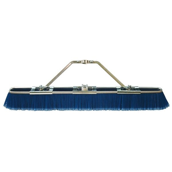 Tough Guy 35 in Sweep Face Push Broom Head, Soft, Blue 12L013 | Zoro