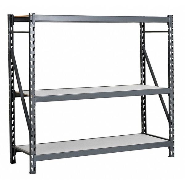 Edsal Starter Bulk Storage Rack, 24" D, 96" W, 3 Shelves ERL962496S | Zoro
