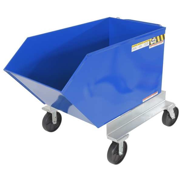 Zoro Select Portable Hopper, Steel, 1/2 cu. yd, 2000lb. P-HOP-0.5 | Zoro
