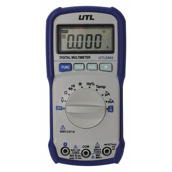 Uei Test Instruments Auto-ranging Digital Multimeter UTLDM2 | Zoro