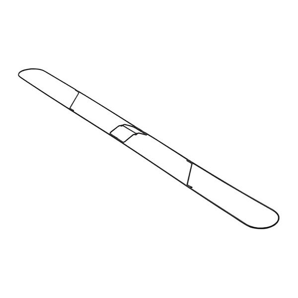 Rubbermaid Commercial Snap On Dust Mop Metal Frame, 48"x5" FGM257000000 ...