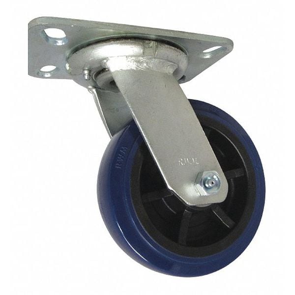 Rwm Swivel Caster, w/8x2" Urethane Wheel 52-UPR-0820-S | Zoro
