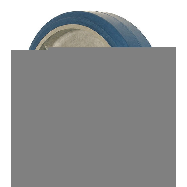 Rwm EHT Rubber on Aluminum Wheel, 8x3" RAT-0830-12-EHT | Zoro