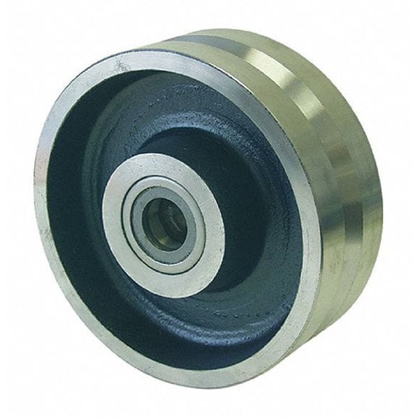 Rwm V-Groove Track Wheel, 4x1.5" VIR-0415-08 | Zoro