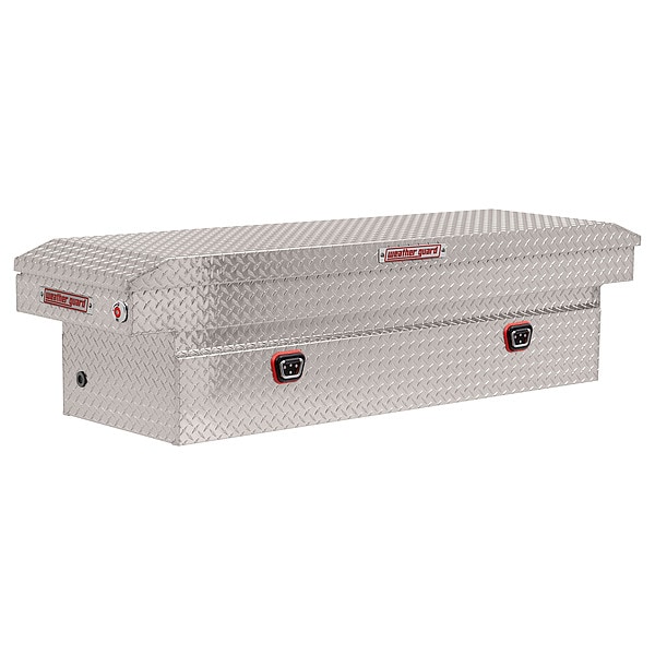 Weather Guard Model 127-0-04 Saddle Box, Aluminum 127-0-04 | Zoro