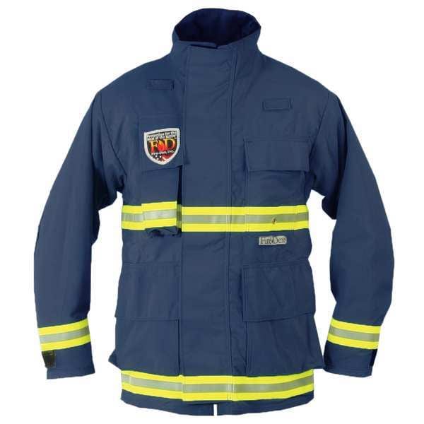 Fire-Dex USAR Jacket, Navy, 2XL, Nomex PCUSARNOMEXNAVY-2X | Zoro