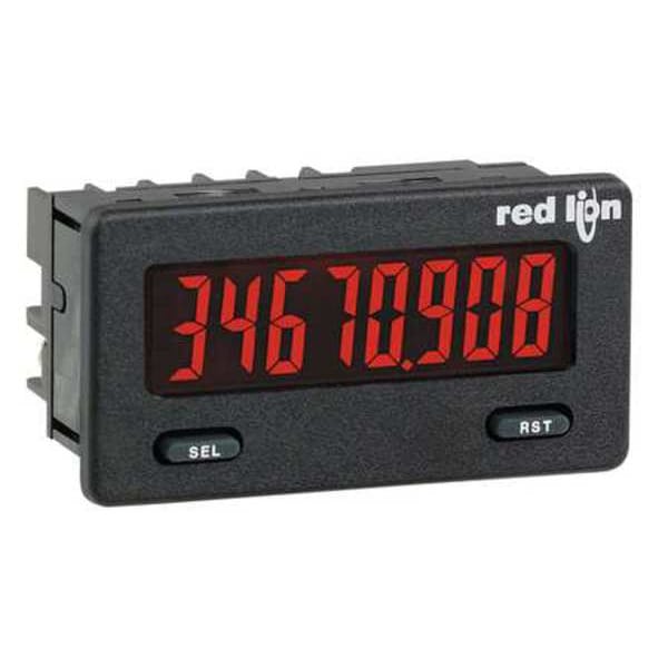 Red Lion Controls Counter, LCD, 8 Digits, 1.86" D CUB5B000 | Zoro