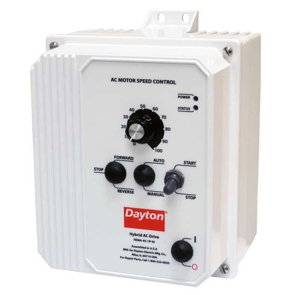 Dayton Variable Frequency Drive, 3 HP, 480VAC 13E641 | Zoro
