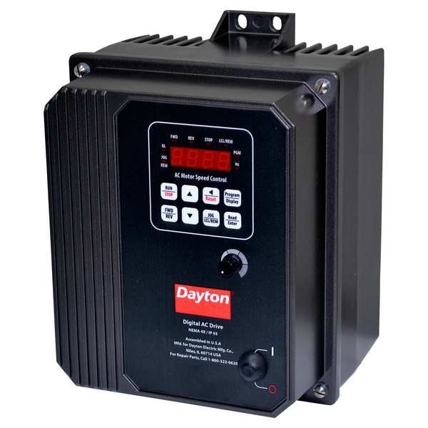 Dayton Variable Frequency Drive, 3 HP, 208-240V 13E652 | Zoro