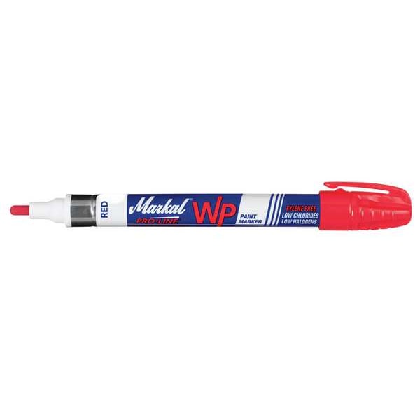 Markal Paint Marker, Medium Tip, Red Color Family, Paint 96932 | Zoro