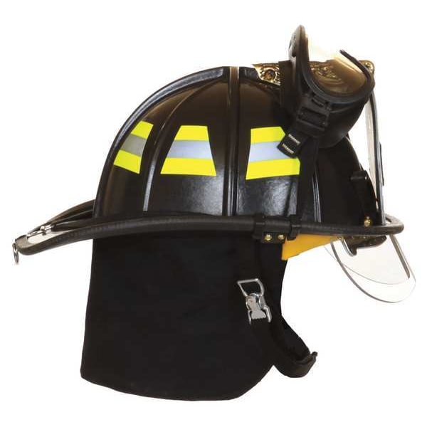 Fire-Dex Fire Helmet, Fiberglass, Yes, White, Fits Hat Size 6-1/2 to 9 ...