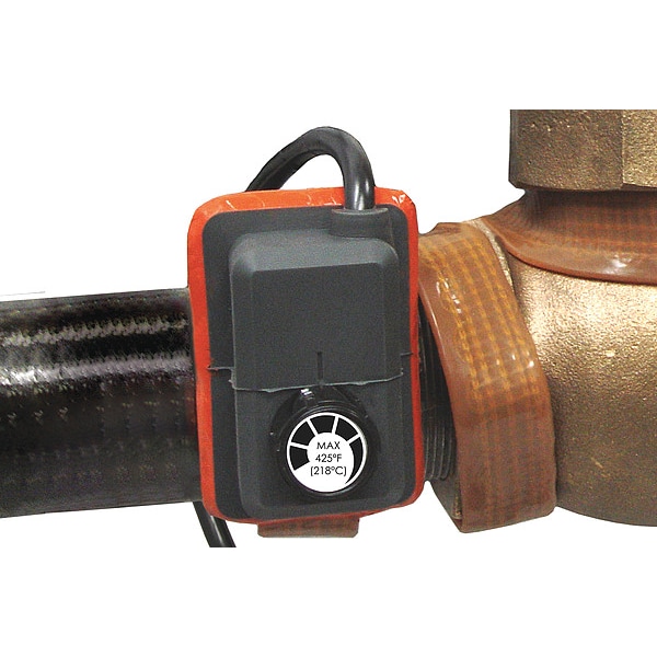 Briskheat Heating Tape, Adjustable Thermostat Control, 120VAC, 720W, 1 ...