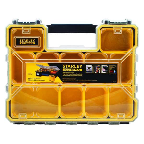 Stanley Compartment Box with 1 compartments, Plastic, 16-31/32" H x 17 ...