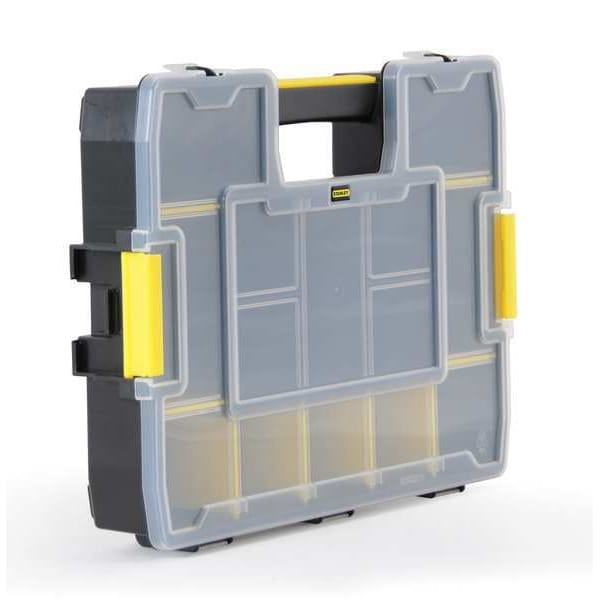 Stanley Compartment Box with 14 compartments, Plastic, 2 3/4 in H x 14 ...