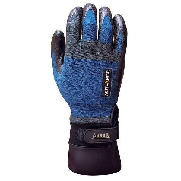 Ansell Cut Resistant Coated Gloves, A3 Cut Level, 18 ga, Blue, 10 97 ... Ansell Cut Resistant Coated Gloves, A3 Cut Level, 18 ga, Blue, 10 97 ...