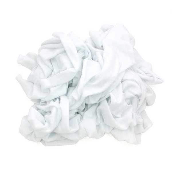 340-10N Reclaimed Sweatshirt Cloth Rag 10 lb. Varies Sizes, White ...