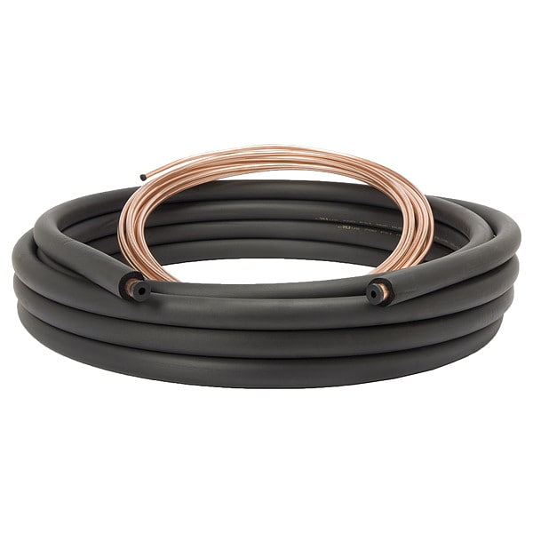 Streamline Refrigerant Line Set, Copper Roll, L 50 Ft 61420500 | Zoro