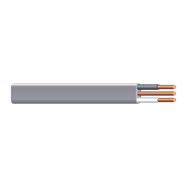 Southwire Non-Metallic Underground Feeder Cable, UF-B, Copper, 14 AWG ...