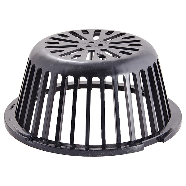 Jay R. Smith Manufacturing Roof Drains Dome Strainer, Polyethylene, 9-3 ...