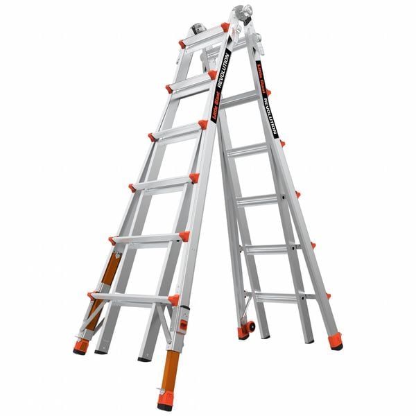 Little Giant Ladders Multipurpose Ladder, Not Available, Aluminum, 300 ...